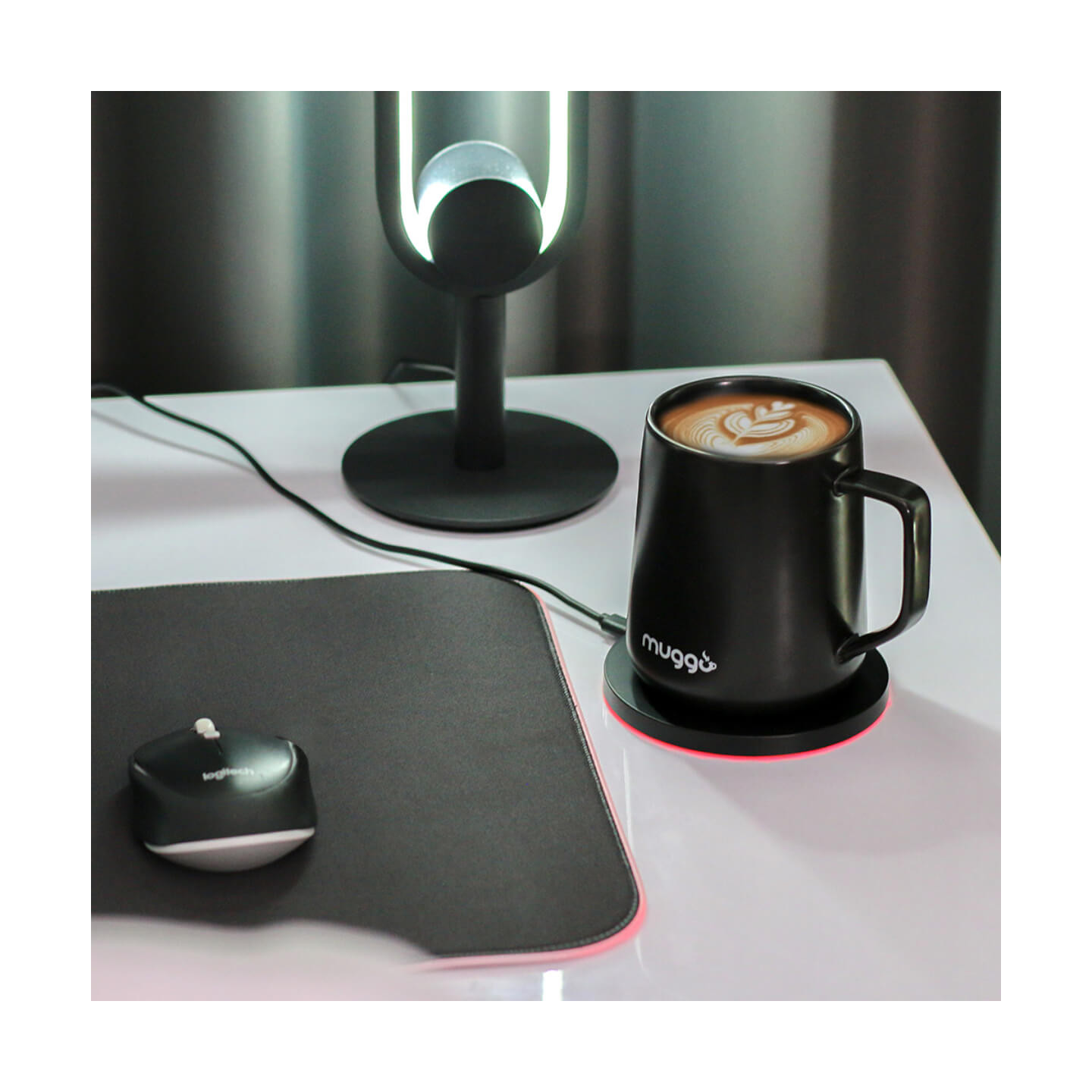 Mug chauffant & recharge sans-fil